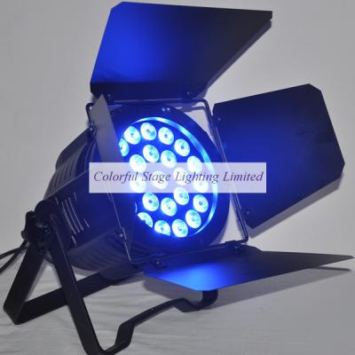 China 24x15W RGBAW 5 in 1 LED Par 64 Light with rotating barn doors for sale