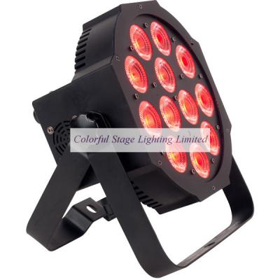 China Color Flat 12 10W RGBW LED Par Fixture for sale