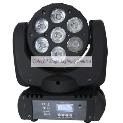 China Best selling 7x12W OSRAM RGBW 4in1 Beam LED Moving Head for sale