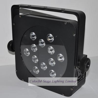 China 12x10W RGBW 4in1 LED Flat Par Light for sale