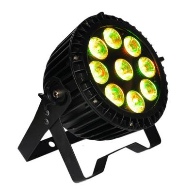 China 9x18W Stage Lighting RGBWA UV 6in1 LED Waterproof Par Cans for sale