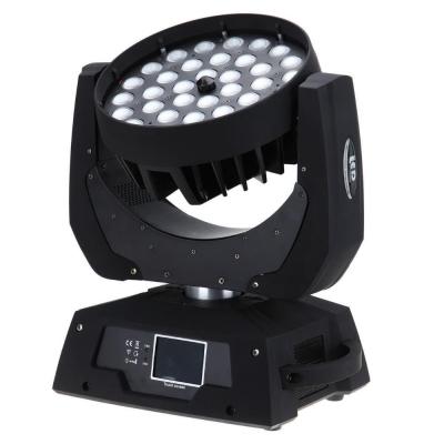 China CE RoHs Free Shipping High quality 36x18W Zoom LED 6 IN 1 RGBWA UV Moving Head Light Price for sale