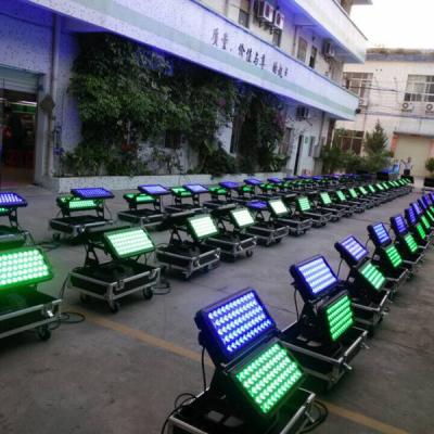 China Free shipping China High quality 120X18W Wateproof RGBAW UV 6in1 High power LED Wall Washer Outdoor LED Lights for sale