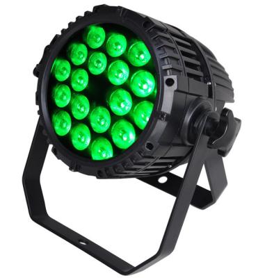 China Free shipping UL 18x15W 5in1 RGBAW DMX Standing Outdoor Spotlight for sale