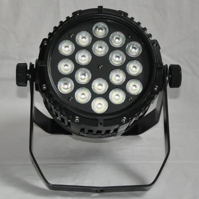 China Free shipping China High quality RGBAW 18x15W 5 in 1 Waterproof Par Fixture LED for sale