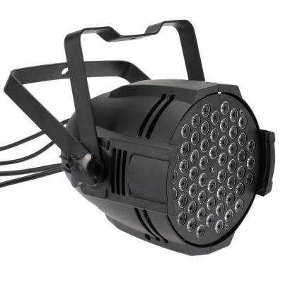 China DMX512 Sound Activated 8 DMX Channels RGBW Color Changing 54x3W LED Par 64 Light for Disco KTV Club Party for sale