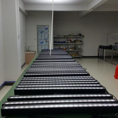 China Color Wash 18x10W RGBW Quad color wash wall lamp, 4in1 1M Long LED outdoor Wall Washer for sale