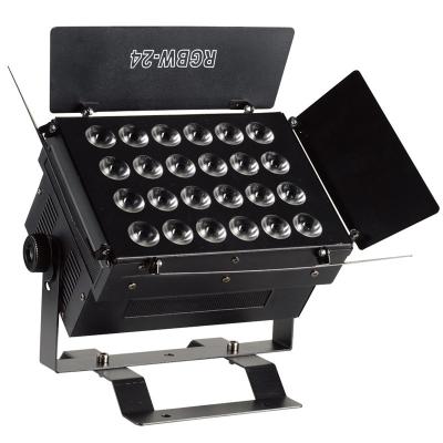 China LED Flood Light 24x10W 4in1 RGBW Indoor DMX LED Wall Washer Light for sale