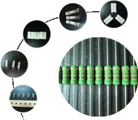 China Free Sample Metal Film Resistor 1/2W 1/4W 1/6W 1/8W 1W 2W 3W 5W 10W 1K 5.1K 6.8R 2.2R DIP 1% for sale