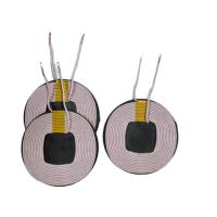 China 15W Wireless Charging Qi Induction Coil 50Hz Power Transformer with round Shielding 50*5.3*1.0-MP-A2 for Mobile Phone Charger for sale