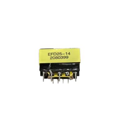 China EFD25 5+2 Power Transformer High Frequency Professional New Design Improved Efficiency Low Loss Copper Winding 50/60Hz 240V 230V for sale