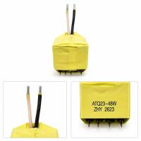 China High-Frequency Flyback Transformer  ATQ23-48W Copper Winding Power 12V/21V/24V Output 230V/240V/120V Input 50/60Hz for sale