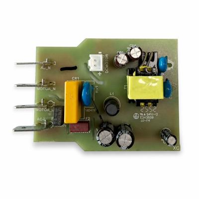 China AC Motor Speed Controller PCBA Board 12V GND UL94V-0 FR-4 PCB Assembly for Fan Pump Kitchen Appliance OEM ODM for sale