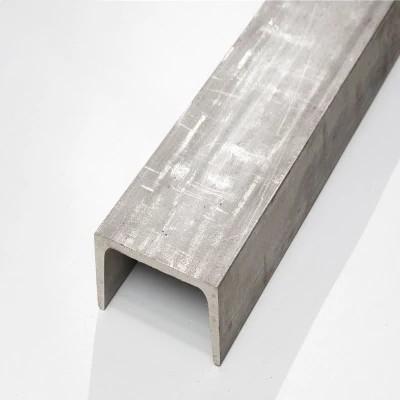 China Hot-Dip Galvanized U Channel Steel Beam S355J0 S355J2 - 80-160mm Height, 1.5-25mm Thickness for Construction for sale