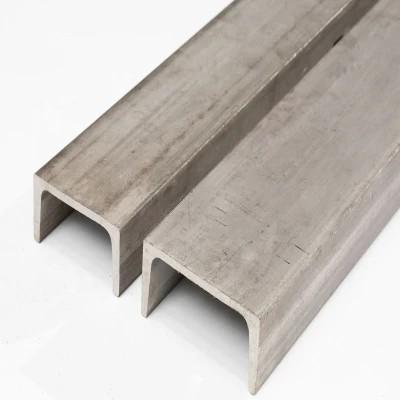 China CNAS Stainless Steel U Channel Profile 80-160mm Height with Hot-Dip Galvanized Corrosion Protection for Mining and Construction for sale
