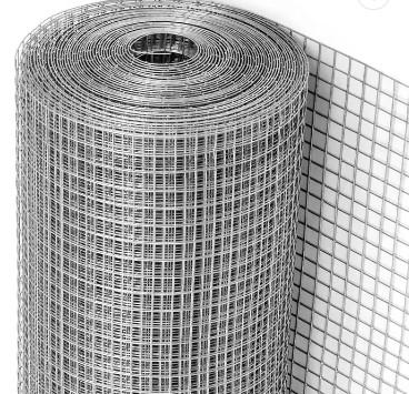 China Galvanized Steel Wire Mesh 19 Gauge 1/2 Inch x 1/2 Inch Poultry Netting Hardware Cloth for sale