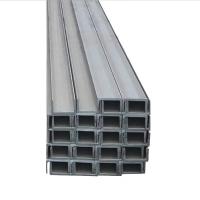 China U Shape Steel Beam 1.0-3.0mm Thickness 6m-12m Length Galvanized Steel Channel for sale