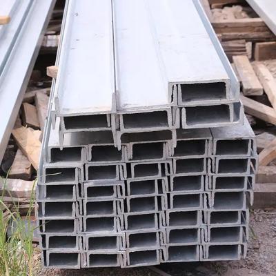 China BS Standard U Shape Steel Beam 21cm U Shaped Metal Channel SGS 6m-12m Length for sale