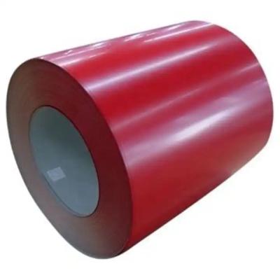 China Red Prepainted Galvalume Coil 600-1250mm Width 0.15-1.2mm Thickness Color Coated Steel for sale