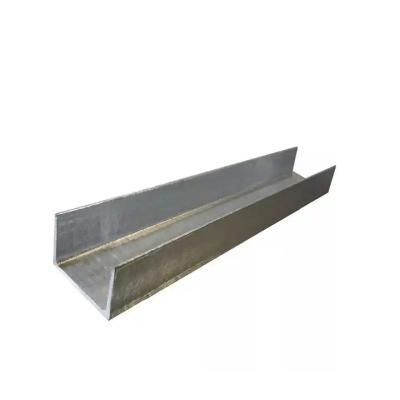 China Galvanized U Channel Steel 1.0-3.0mm Thickness 6m-12m Length for Construction for sale