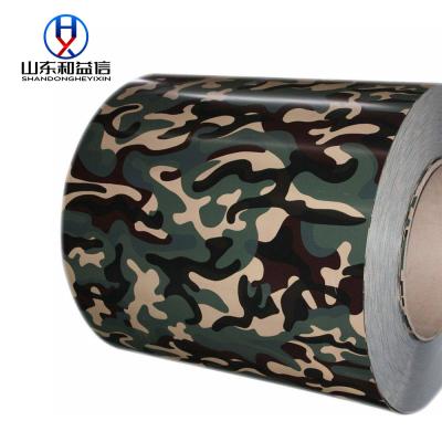 China Camouflage Color Coated Prepainted PPGI Steel Roll 0.15-1.2mm Thickness for Roofing for sale