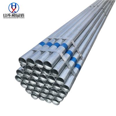 China Hot Dipped Galvanized Round Steel Pipe DC01 DC02 0.1-300mm Thickness 1-12m Length for Industrial Applications for sale
