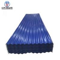 China Color Coated PPGL Galvalume Corrugated Sheet 0.2-1.2mm Thickness with 25+ Year Service Life for sale