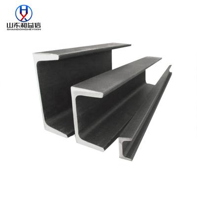 China ASTM A36 Structural Steel U Channel 80-160mm Height 1.5-25mm Thickness for Heavy Duty Building Frames for sale