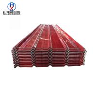 China Hot Rolled PPGI Galvanized Corrugated Roofing Sheets 0.13-1.5mm Thickness Color Coated for sale