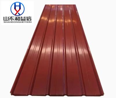 China 6m Galvanized PPGI Aluminum Corrugated Steel Roofing Sheet 0.12-2.0mm Thickness 600-1500mm Width RAL Colors for sale