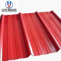 China 14-32 Gauge PPGI Corrugated Metal Roofing Sheets with 10,000 Ton Monthly Capacity for Building Construction for sale