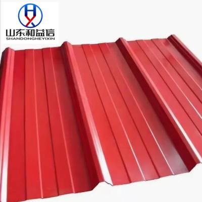 China 14-32 Gauge PPGI Corrugated Metal Roofing Sheets with 10,000 Ton Monthly Capacity for Building Construction for sale