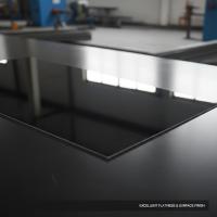 China Black glossy stainless steel sheet cold drawn process method excellent flatness and surface finish for fabrication needs for sale