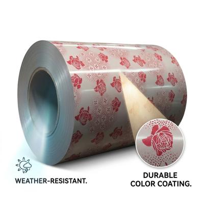 China AZ150 Galvalume PPGI Prepainted Steel Roofing Sheet Coil 0.3-0.7mm For Kenya East Africa Building Market for sale