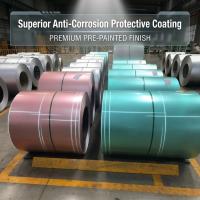 China S350GD High Strength PPGI Steel Coil Industrial Warehouse Roofing Wall Panel 0.5-1.0mm Z180 for sale