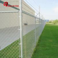 China 11ga 1.8m Tall pvc coated galvanized chain link fence For Security for sale