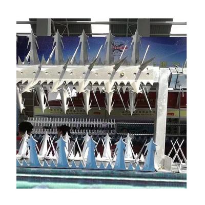China 304 Stainless Steel Security Anti-Climb Wall Spike - Hot Dip Galvanized Single Razor Design for Perimeter Protection for sale