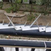 China Stainless Steel Anti-Climb Wall Spikes - 304 Grade Security Fence Posts with Sharp Metal Spikes for Protective Construction for sale