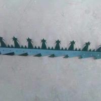 China 1m Length Anti-Climb Wall Fence Spike - 304 Stainless Steel Security Barrier with Single Razor Design for sale