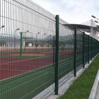 China Galvanized PVC Coated Welded Mesh Fence Panel 1.2-2.4m Height with 1.2-3.2mm Steel Thickness for Security Applications for sale