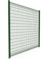 China 2.1m High Hot Dipped Galvanized Triangle Bending Welded Mesh Fence - 1.2-2.4m Height Range with 1.5-3.0mm Rail Thickness for sale