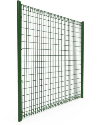 China 3D Metal Welded Iron Wire Mesh PVC Coated Garden Fence 1.2-2.4m Height 1.8-3.0m Width Anti-Rust Security Barrier for sale