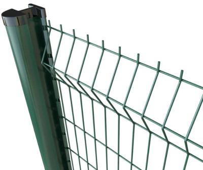 China 3D Curved Welded Mesh Fence 2000-2900mm Width with 3.0-5.0mm Wire Thickness for Outdoor Security for sale
