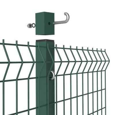 China 3D Panel Fence with PVC Coating - 50x200mm Mesh, 4.0mm Wire Thickness for Airport Security and Garden Protection for sale
