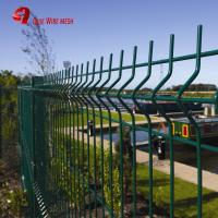China PVC Coated 50x200mm 3D Bending Curved Welded Wire Mesh Fence Panel - 2000-3000mm Width, 630-2430mm Height for sale