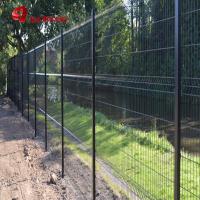 China Home Outdoor Decorative Welded Wire Mesh Metal Curved Panel 3D Garden Fence with Waterproof for sale
