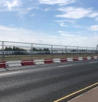 China Powder Coated Welded Wire Mesh Fence Panels For Prison With Square Hole for sale