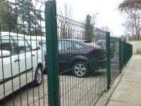 China Powder Coated Welded Wire Mesh Fence Panels For Prison With Square Hole for sale