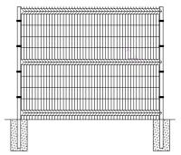 China Chinese factory hot dipped galvanized 6ft tall  3d fence wire mesh for sale