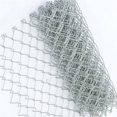 China Galvanized Chain Link Fence Panel 2-5mm Wire Diameter with PVC Coating Options for Security Boundaries for sale